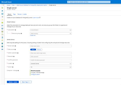 tutoriel concevoir une base de données azure database pour postgresql
