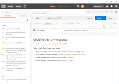 self signed certificates for localhost not working with postman · issue