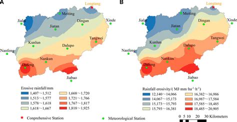Frontiers Variation Characteristics Of Rainfall Erosivity In Tropical