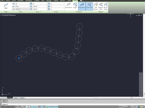 path array in autocad grabcad tutorials
