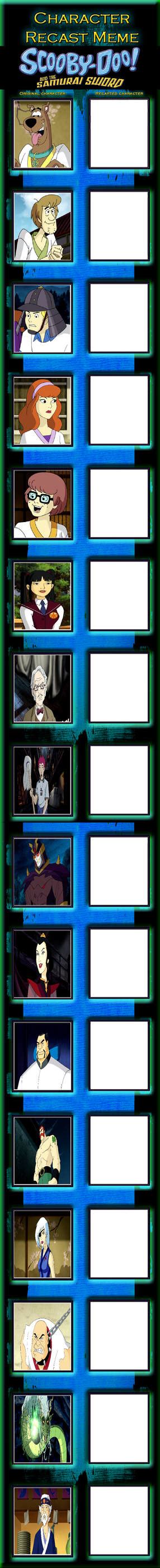 Scooby Doo And The Samurai Sword Recast Meme By Alphaomega Duelist35 On