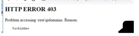domain when and been prompted error 403 forbidden to create a new