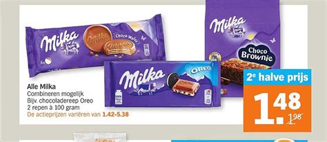 Alle Milka 2e Halve Prijs Aanbieding Bij Albert Heijn 1folders Nl