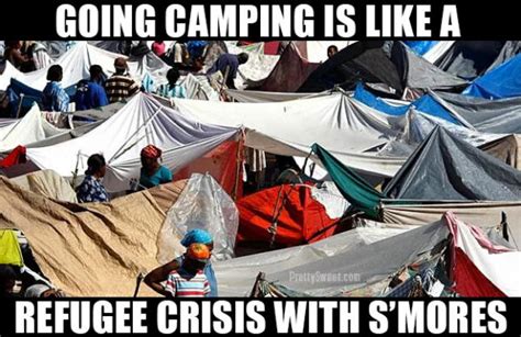 21 Hate Camping Memes Raccoons Spiders Bears Oh My