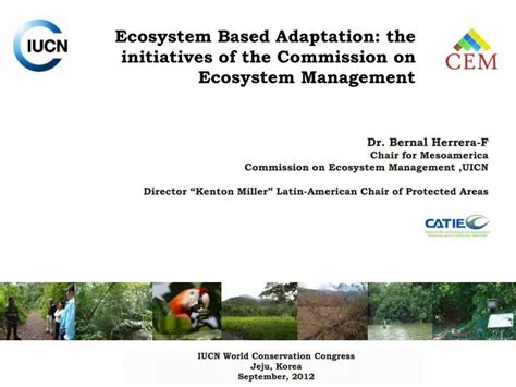 Ppt Ecosystem Based Adaptation The Initiatives Of The Commission On