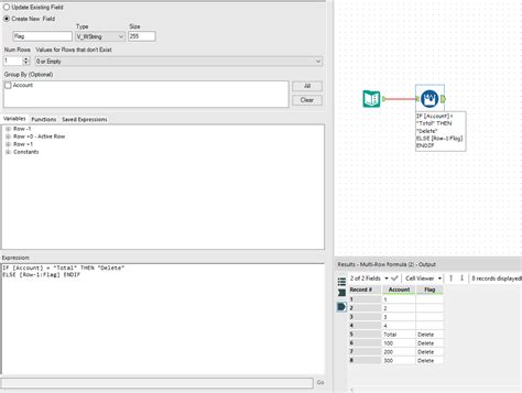 solved how to create a new column and add an identifier a alteryx