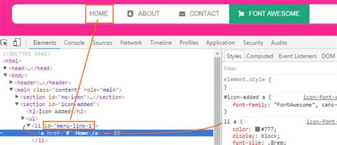 how to add icon fonts to any element with css web