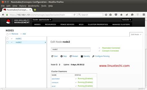 two node apache web server cluster with pacemaker on centos 7