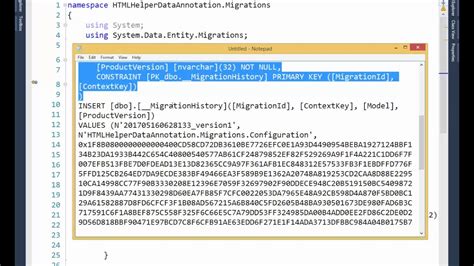 03 code first migration youtube