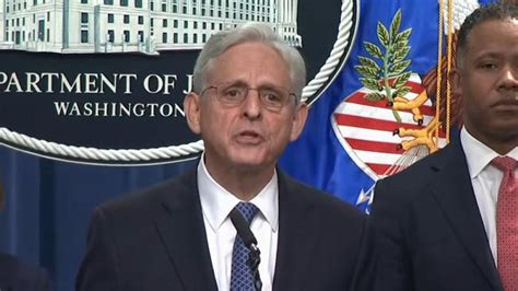 Watch The Full Press Conference Merrick Garland Announces Special