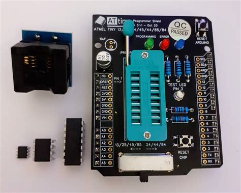 diy arduino shield programming and development atmel attiny dip sop ics