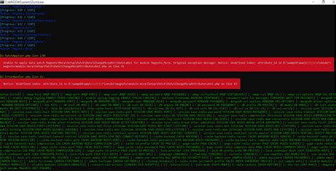 solved magento 2 database instllation error notice undefined index