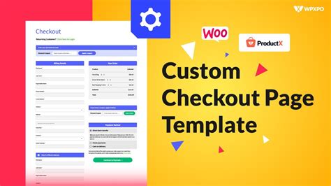 how to create and customize woocommerce checkout page template using