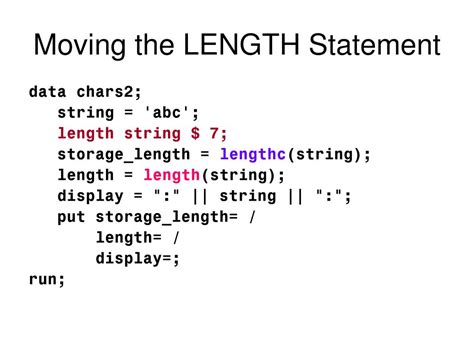 ppt an introduction to sas character functions including some new