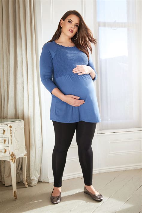 bump it up maternity black cotton essential leggings with comfort panel