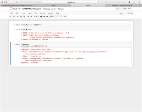 jupyterhub with the idl kernel is unable to plot anything and gives