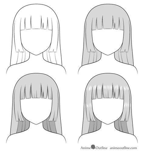 How To Shade Anime Hair Step By Step Animeoutline Artofit