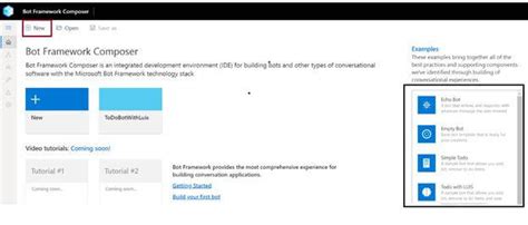 getting started with bot framework composer