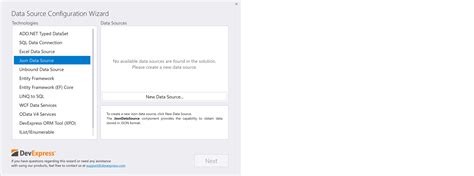 bind to json data winforms controls devexpress documentation