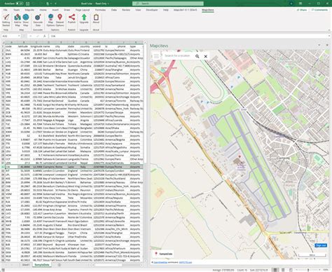 geocoding data enrichment api excel add in mapcite
