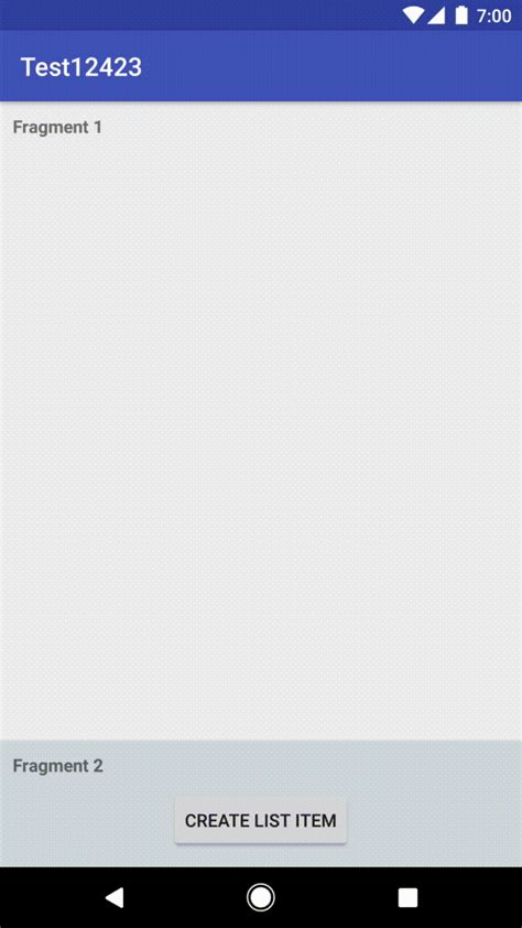 two fragments one recyclerview on imgur