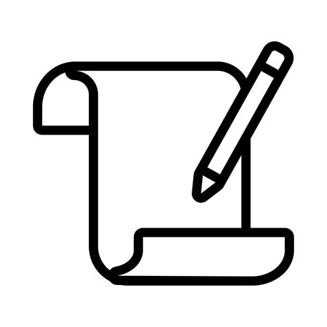 Hoja De Papel Y Lapiz Png El Lapiz Y El Papel Vector El Ejemplo The