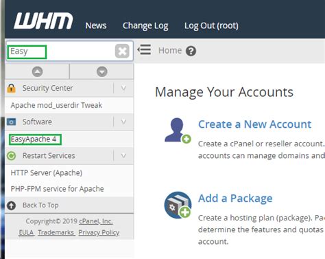 install multiple php versions using easyapache 4 liquid web