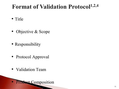 validation protocol