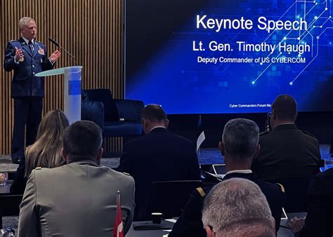 U S Cyber Command Participates In Cyber Commanders Forum In Estonia