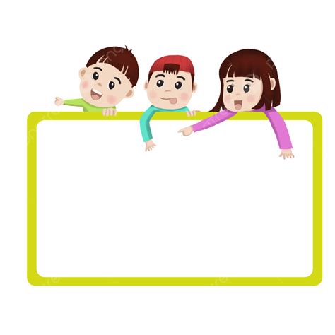 Decoración De Borde Infantil Png Dibujos Vacaciones De Verano