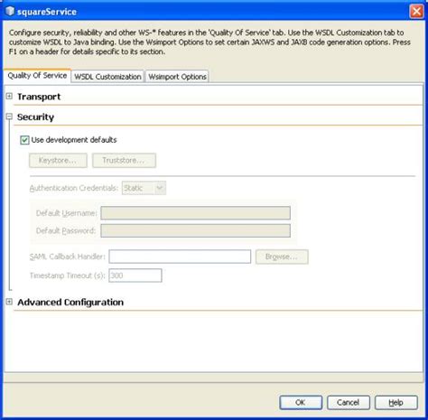 security in web service