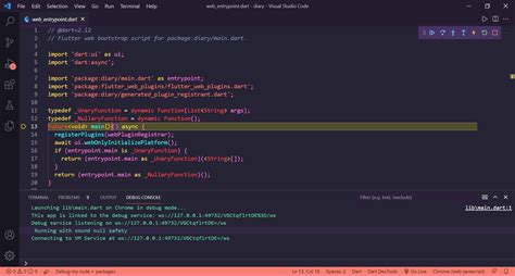 firebase flutter web app paused at web entrypoint dart stack overflow