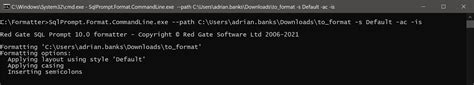bulk operations via the command line sql prompt 10 product