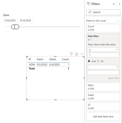 solved single date filter for multiple columns and add me