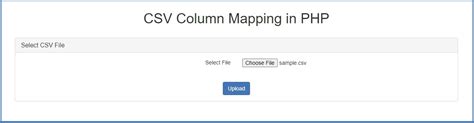import selected csv file column in php using ajax jquery webslesson
