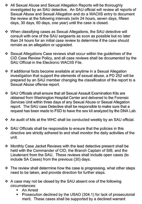 police mishandling of sexual assault cases in the district of columbia