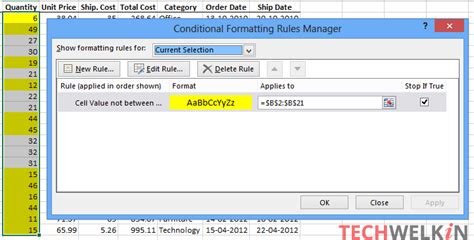 conditional formatting in excel tutorial and examples