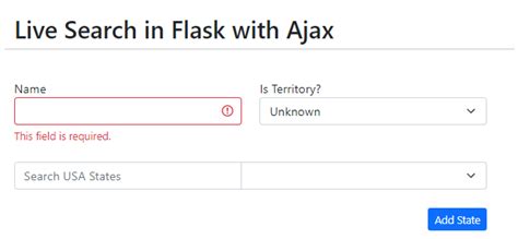 jquery javascript form validation is causing a selected ajax live