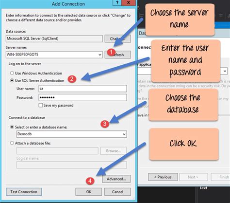 insert update delete asp database connection tutorial