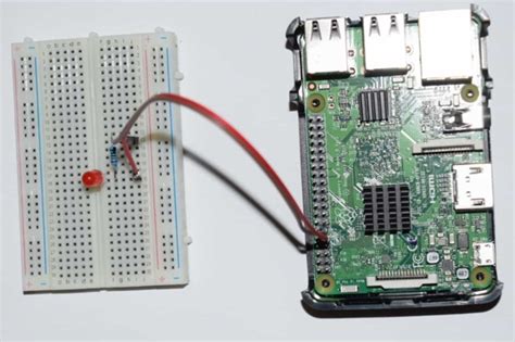 blinking led on raspberry pi using c admfactory