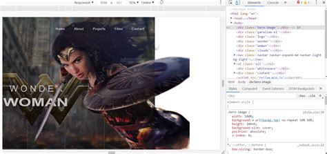 overflowing image in html css stack overflow