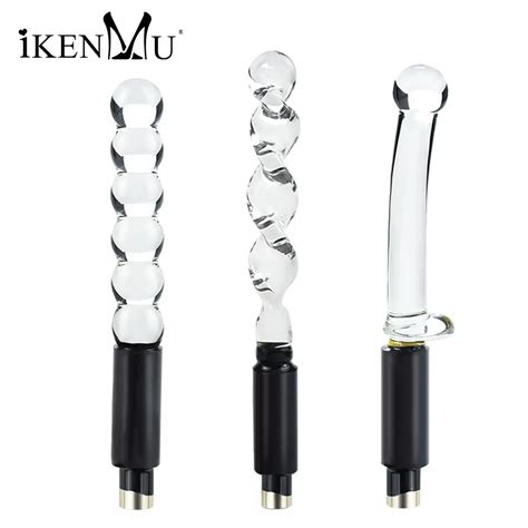 3xlr Dildo Connect For Sexy Machinegun Glass Crystal Material Anal