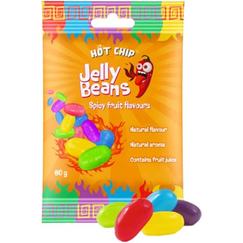 Hot Chip Challenge Jelly Beans Spicy Fruits Flavours 2 1oz 60g