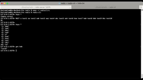 demo redis cli actual keys values hints youtube
