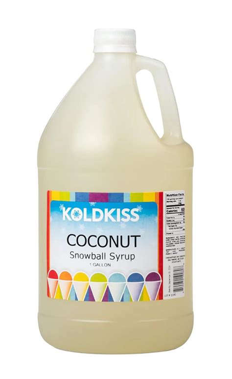 Shaved Ice And Snow Cone Flavored Syrups One Gallon 64 Snow Cones
