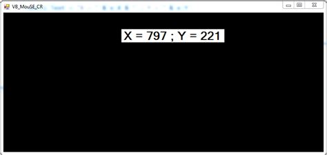 vb get mouse coordinates c java php programming source code