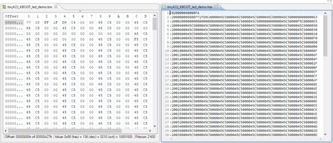converting binary files to intel hex format with the srecord tool mcu