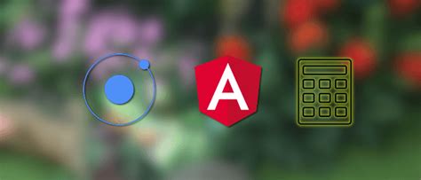 ionic 5 tutorial create ionic calculator app angular