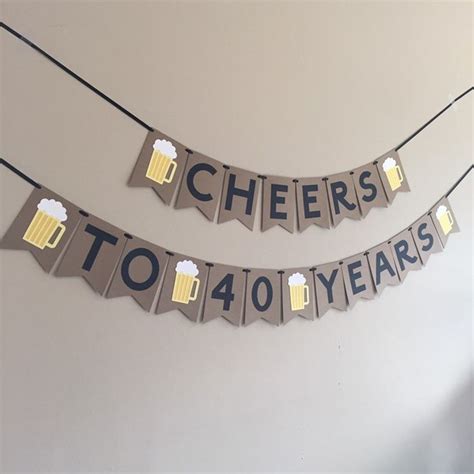 Excited To Share This Item From My Etsy Shop Cheers To 40 Years