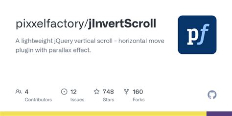 github pixxelfactory jinvertscroll a lightweight jquery vertical